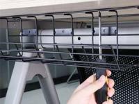 China Powder Coating Under Table Cord Organizer for Flexible Wire Management Solution Design for sale