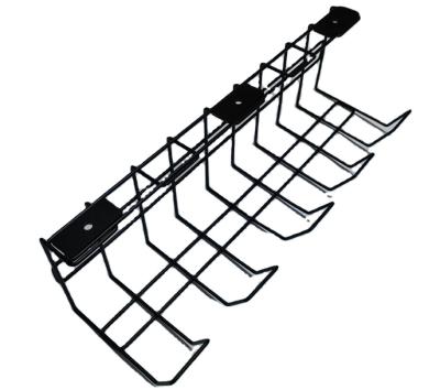 China Hook Type Installatie Desk Cable Organizer voor 1 mm dikte draad kabel management Te koop
