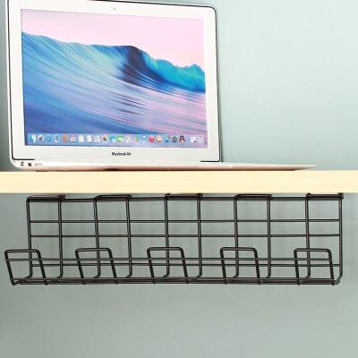 Cina Soluzione di gestione del filo da scrivania 2 Pack Under Desk Shelf 39*16*12.5cm Organizzatore del filo da scrivania in vendita