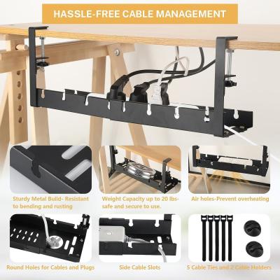 Cina Cable Management Tray per il design multifunzionale della scrivania in vendita