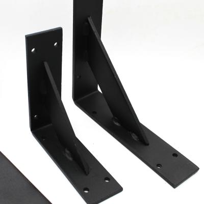 China ISO9001 Rohs CE Heavy Duty Weld L-vormige rekbeugels voor ondersteuning van vast en bevestigd Te koop