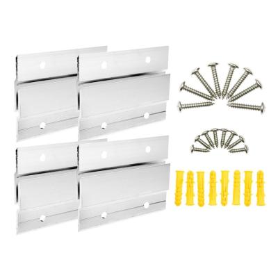 China Frans Kleet Fotohangers Hardware Kit L-vormige beugel voor veilige montage op muren Te koop