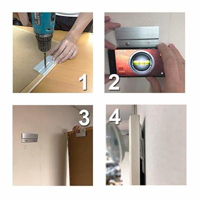 Cina Alumini Z Clip Bracket Perfetta soluzione di montaggio per lo scaffale fotografico specchio e armadio in vendita