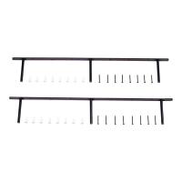China Solid Steel Floating Shelf Bracket with Hidden Support Powder Coating Bending Process for sale