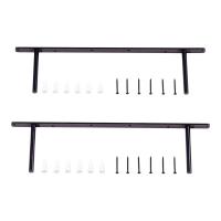 China Solid Steel Floating Shelf Bracket with Hidden Support Powder Coating Bending Process for sale