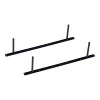 China Solid Steel Floating Shelf Bracket with Hidden Support Powder Coating Bending Process for sale