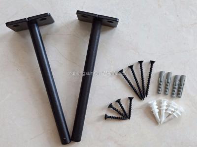 Cina Decorativo invisibile cieco metallo nascosto Slatwall montaggio scaffale galleggiante supporto supporto per legno in vendita