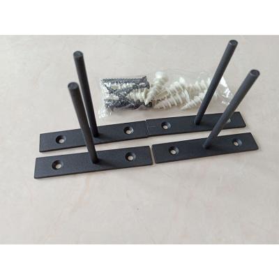 Cina Decorativo invisibile cieco metallo nascosto Slatwall montaggio scaffale galleggiante supporto supporto per legno in vendita