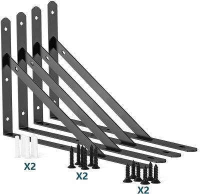 Cina Spazio risparmio Triangolo d'argento Drop Down bracket scaffale per 4-6 mm di spessore montaggio a parete in vendita
