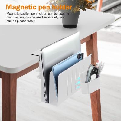 Cina Stand per computer portatile Tablet per iPad libri Portatore di tessuto Tipo di pinza montata sotto organizzatore di scrivania appesa in vendita