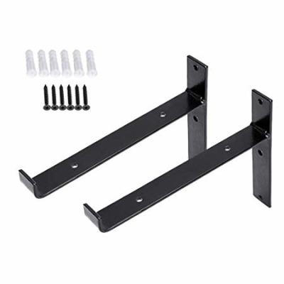 Cina Dimensioni personalizzate Arredamento angolo braccia supporto scaffale con bianco J scaffale bracciale gancio in vendita