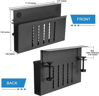 中国 オフィス デスク用のドリリングケーブル管理トレイなし ラップトップ用の単層デスクホルダー 販売のため