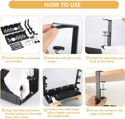 Cina Progettazione funzionale Cable Rack Ferro Nessuna trivellazione Required Cable Tray per una facile gestione in vendita