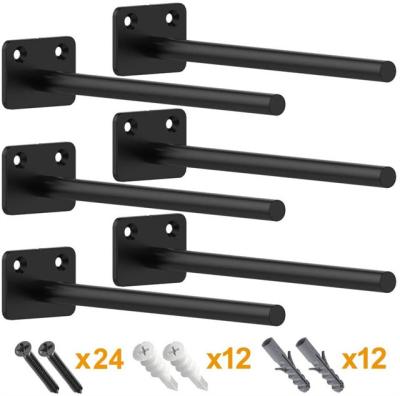 Cina 8'' lunghezza della canna porta scaffali nascosti bracciali di scaffali galleggianti per sostenere scaffali fissi in vendita