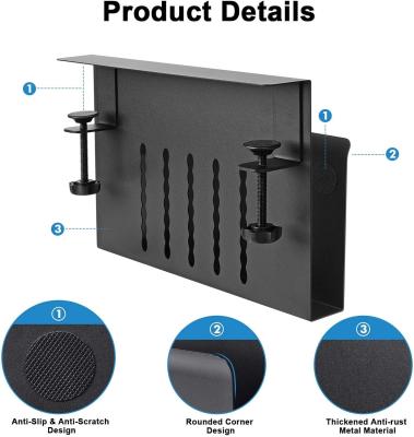 Cina Gestire in modo efficiente i fili con 40 * 10 * 12cm sotto il tavolo organizzatore di cavi Clamp Mount in vendita