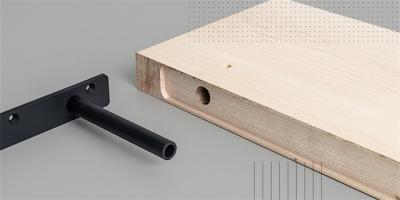 Cina 4-6 mm di spessore supporto scaffali fissi nascosti galleggianti scaffale a parete supporto di montaggio in vendita