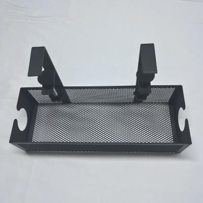 Cina Clampo per scatole di gestione dei cavi di metallo sotto scrivania per sostenere scaffalature fisse per portatori di deposito in vendita