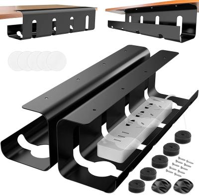 Cina Organizzatore di tavolo a canasta a cavo a livello singolo per ufficio sotto la scrivania ordinato 430x100x100mm in vendita
