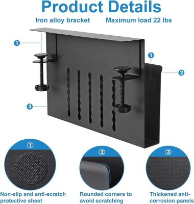 Cina Portante per laptop laterale regolabile con organizzatore a pinza per file e portatore per penna magnetica in vendita