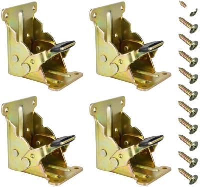 China Triangle Bracket Folding Leg Hinge met vergrendelingssteun en schroeven Te koop