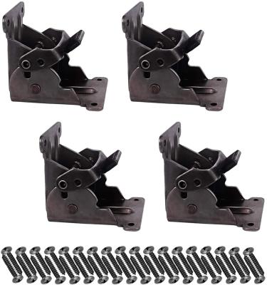 China Triangle Bracket Folding Leg Hinge met vergrendelingssteun en schroeven Te koop