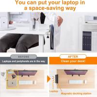China Under Desk Cable Management Tray Side Table for Laptop and Tablet Storage Solutions for sale