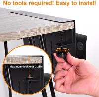 China Under Desk Cable Management Tray Side Table for Laptop and Tablet Storage Solutions for sale