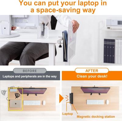 China Conveniente armazenamento debaixo da secretária para casa e escritório Stand de laptop para tablet e livros à venda