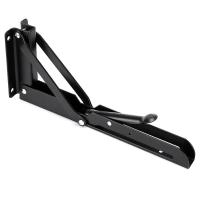 China Space Saving Collapsible Shelf Bracket Heavy Duty Folding Bracket for Table Work Bench for sale