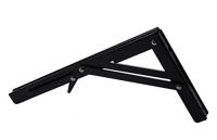 China Space Saving Collapsible Shelf Bracket Heavy Duty Folding Bracket for Table Work Bench for sale