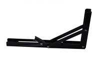 China Space Saving Collapsible Shelf Bracket Heavy Duty Folding Bracket for Table Work Bench for sale