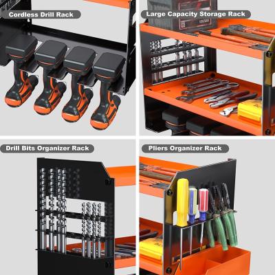 China Verpakkingsrack voor elektrisch gereedschap Pegboard Werkplaats voor werkbank magazijn Te koop