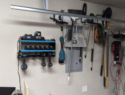 Cina Montaggio a parete, garage, scaffale di stoccaggio, porta-perforazioni non pieghevole con contenitore di organizzazione a barra magnetica in vendita