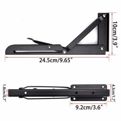 China Max Load 500lb Floating Wall Mounted Shelf Bracket voor ruimtebesparende driehoek bracket Te koop