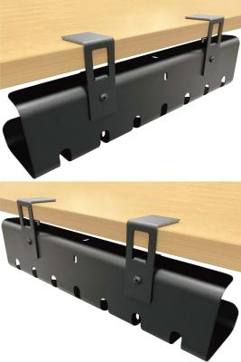 Cina Organizza i tuoi fili con Office Under Desk Cable Management Tray Nessun trapano necessario in vendita