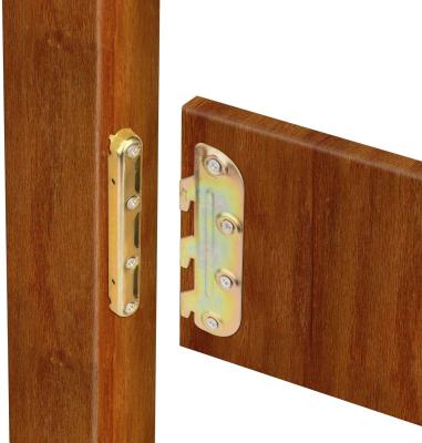 Cina Apparecchi per letti di colore zinco angolo fisso del letto supporto e supporti di collegamento per letti fissi in vendita