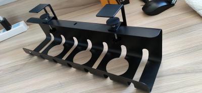 Cina Organizza i tuoi fili con Office Under Desk Cable Management Tray Nessun trapano necessario in vendita