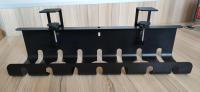 China Convenient Cable Storage Rack for Under Table Wire Organization 1mm Thickness Silver for sale