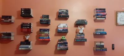 China Organizador de livros de suportes triangulares para montagem na parede e escritório e armazenamento de livros à venda