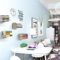 China Invisible Wall Bookshelf for Customized Instruction and Single-side Bracket Structure for sale