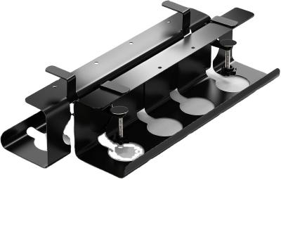 China Tablero de plata sin tray de gestión de cables de perforación para la estación de trabajo en venta