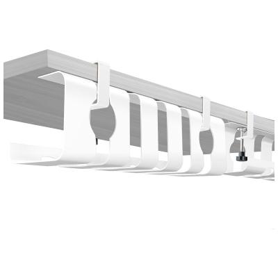 China Diseño funcional escritorio de conductos de cable sin bandeja de gestión de alambre de perforación para el lugar de trabajo en venta