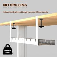 China Customized Logo Under Desk Wire Cable Management Tray No Drill for Sample Acceptance for sale