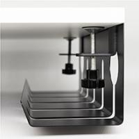 China Maximize Space with Under Desk Table Cable Management Tray and Hook Type Installation for sale