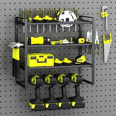 中国 ガレージで電動工具の組織のための努力のない壁マウントストレージソリューション 販売のため