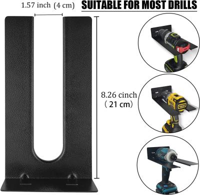 Cina Rack di archiviazione per utensili a logo personalizzato per cordless / hand drill in home garage wall workshop in vendita