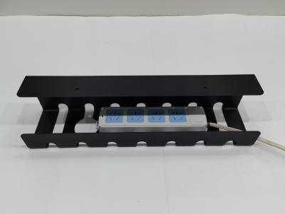 China Rack de armazenamento de arame ajustável de 3 buracos, de nível único, preto, oval, para eficiência sob a mesa à venda