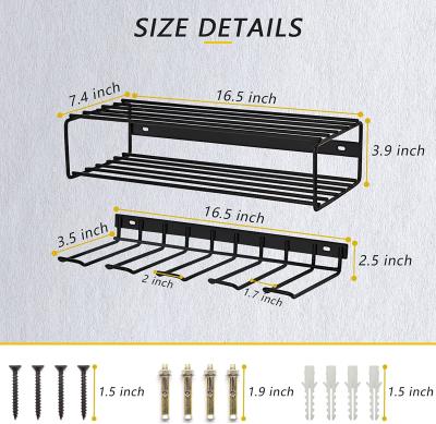 Cina Organizzatore per utensili elettrici standard a 3 strati montato a parete 43*19*10cm Portatore per la conservazione degli utensili in vendita