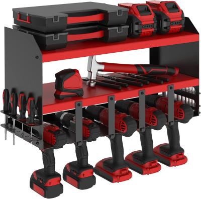 Cina Organizzatore di utensili elettrici a forma di pegboard con 5 slot di trivellazione e portavite in vendita