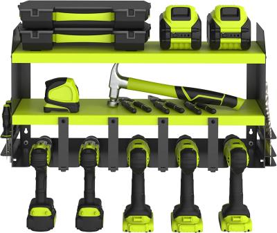 Cina Organizzatore di utensili elettrici a forma di pegboard con 5 slot di trivellazione e portavite in vendita